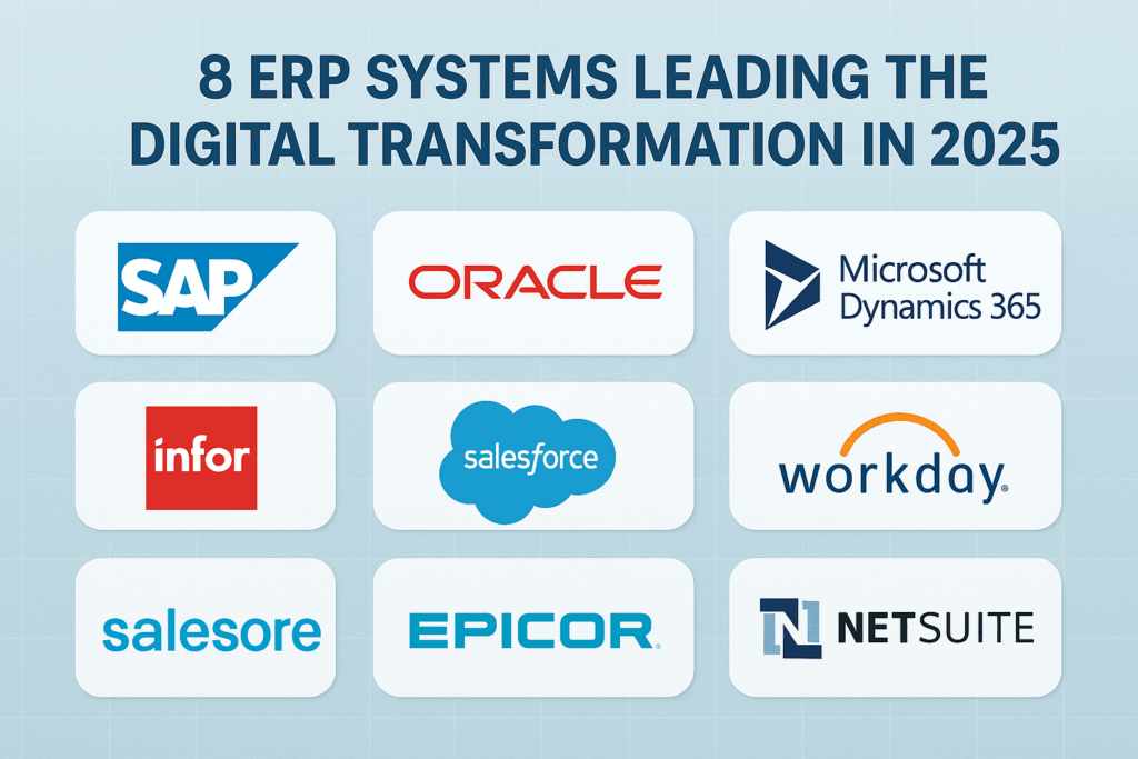 8 ERP systems leading the digital transformation in 2025 - The ...