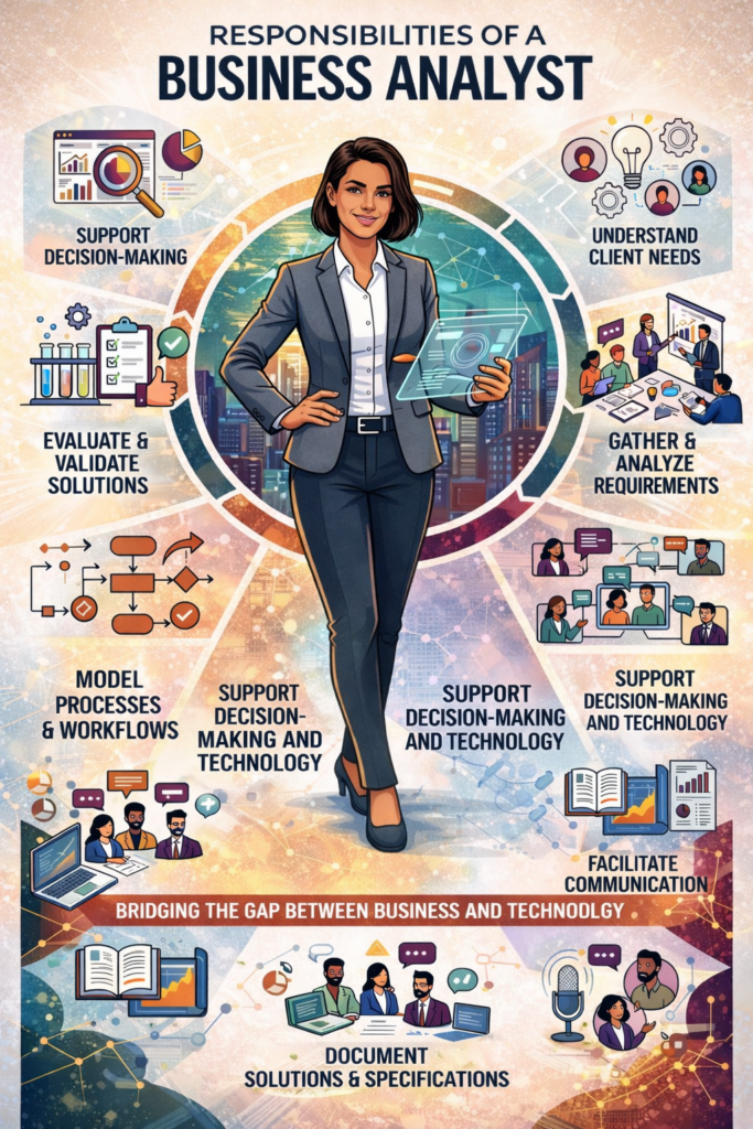 The responsibilities of a business analyst - The Functional BA